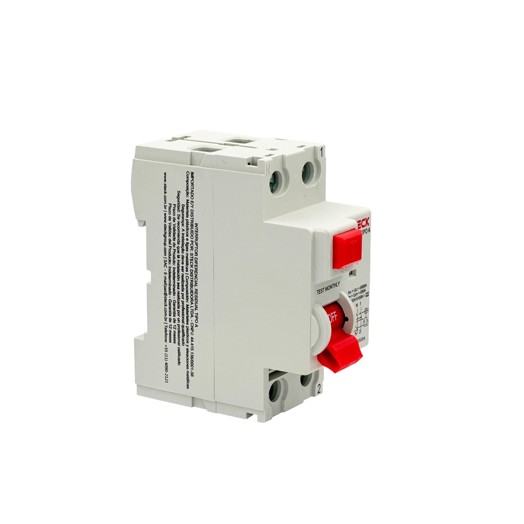 Interruptor Diferencial 2P 25A 30Ma 230V Tipo A, Iec61008 | GRUPO COINP